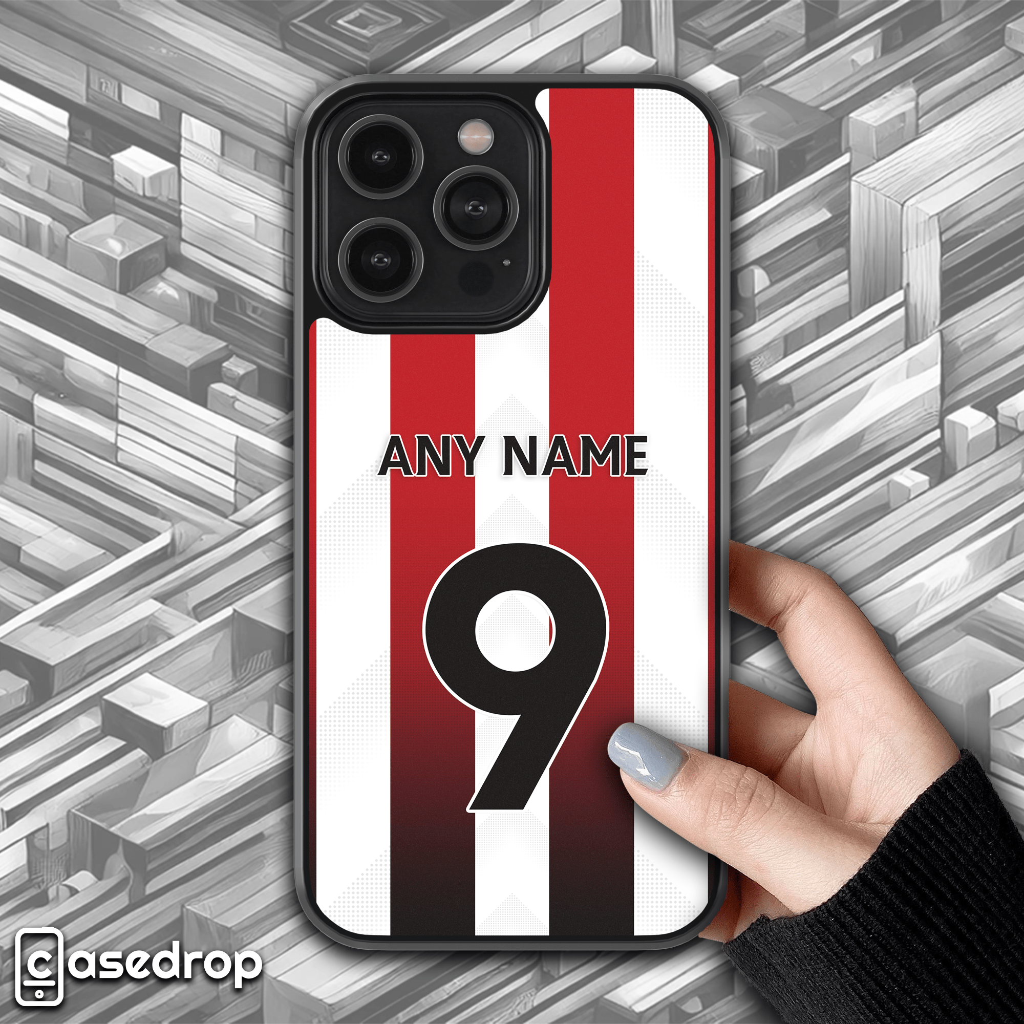 Brentford 2024/25 Personalised Football Phone Case – Custom Name – CaseDrop